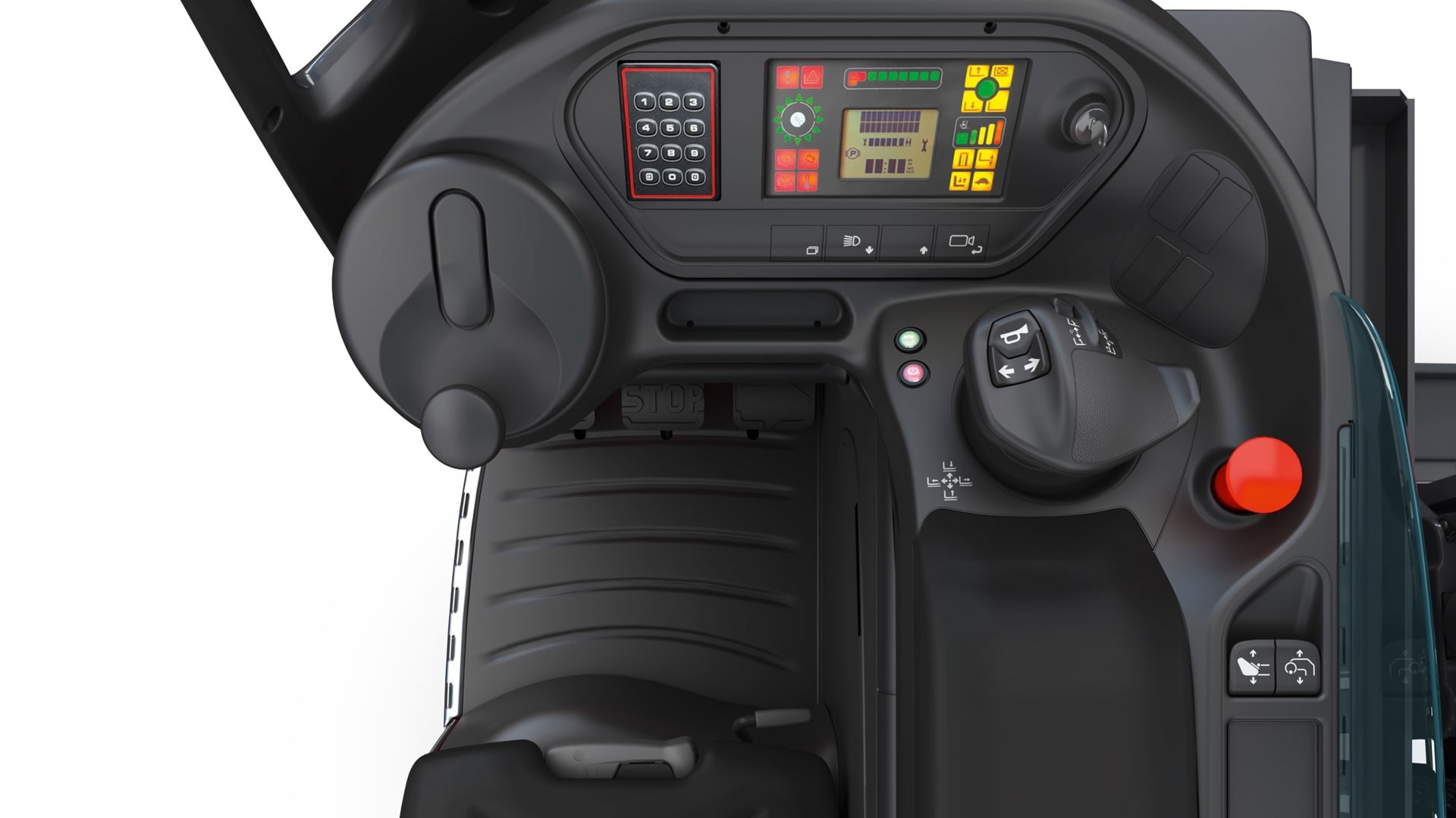 Linde multifunction lever