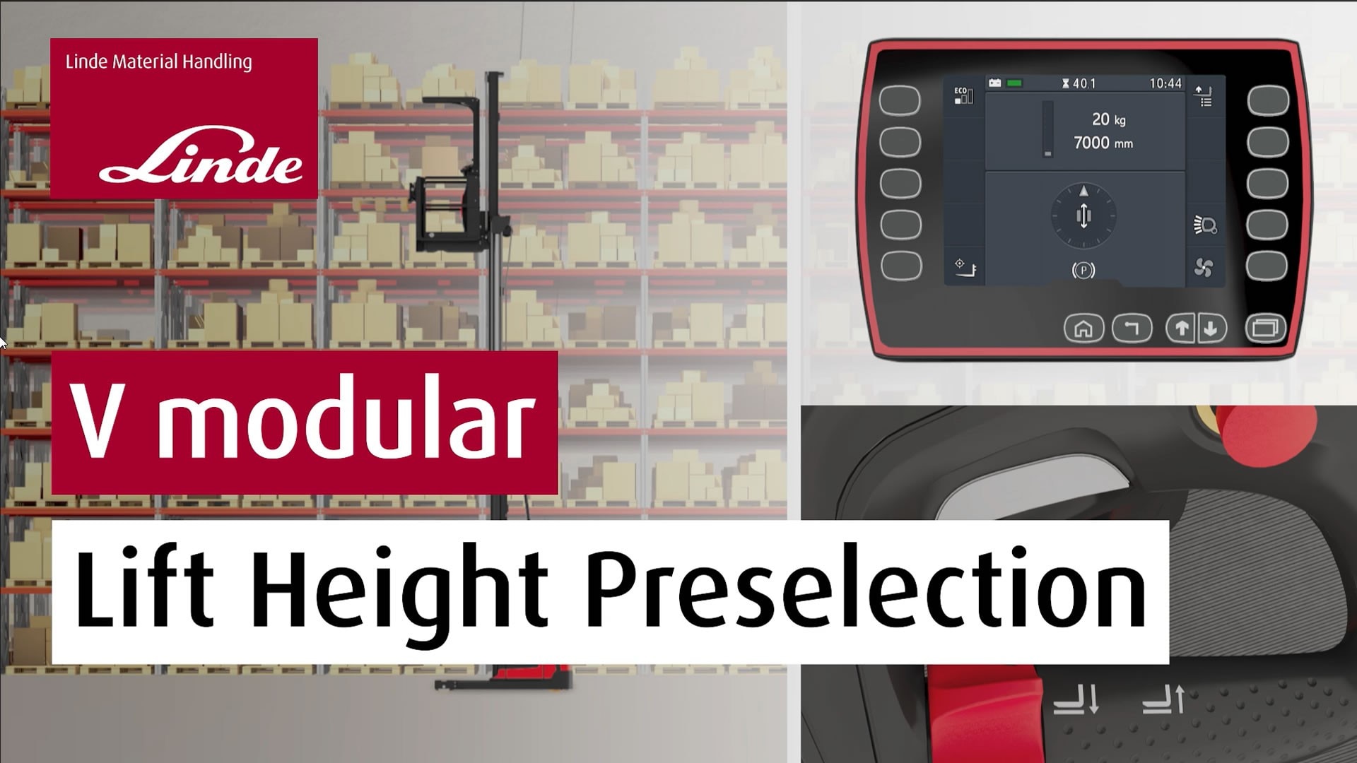 V modular order picker