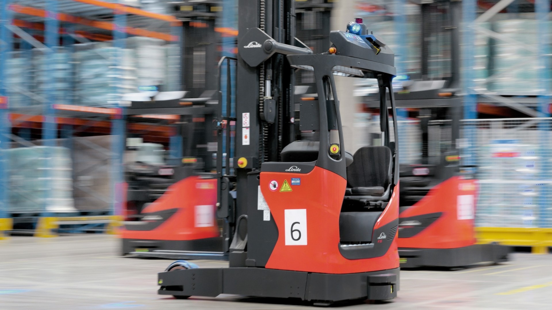 The R-MATIC automated reach truck