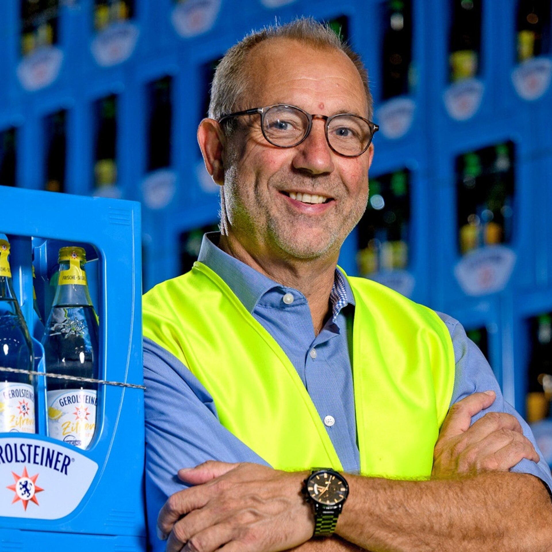 Gerolsteiner | E80 electric forklift truck from Linde Material Handling