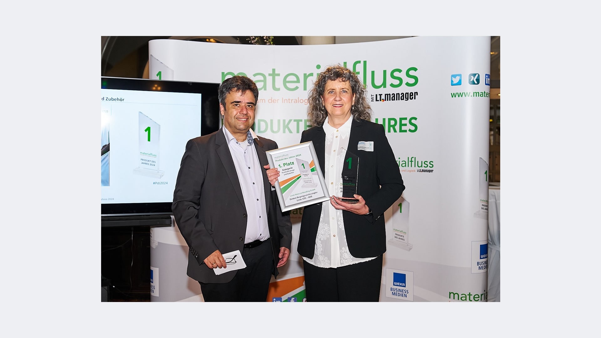 Linde Material Handling honored with “materialfluss” award