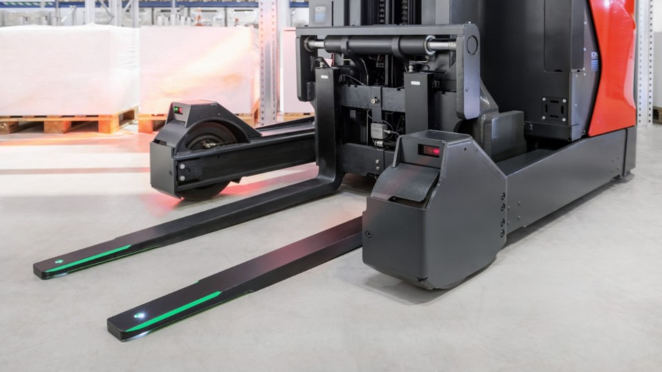 Linde multifunction lever